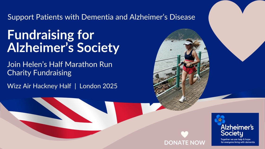 Helen Tsang is fundraising for Alzheimer's Society