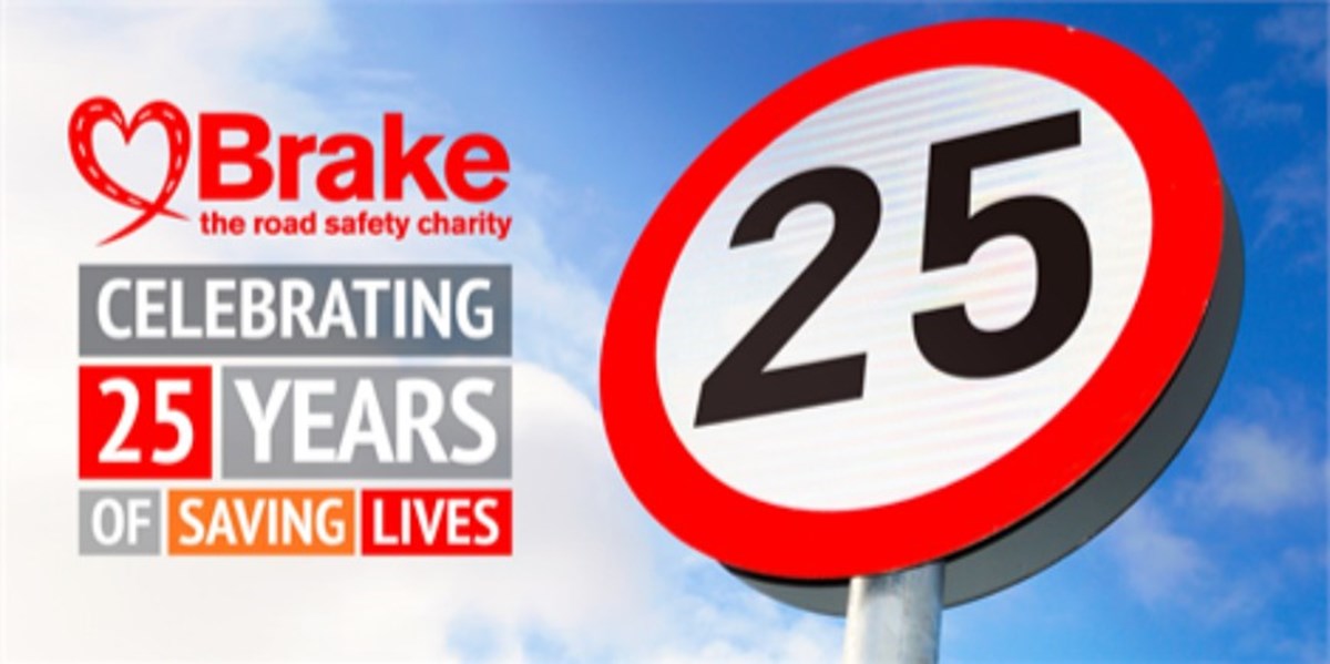 Quincy Raymond is fundraising for Brake, the road safety charity