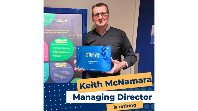 Tayside Contracts is fundraising for Alzheimer Scotland