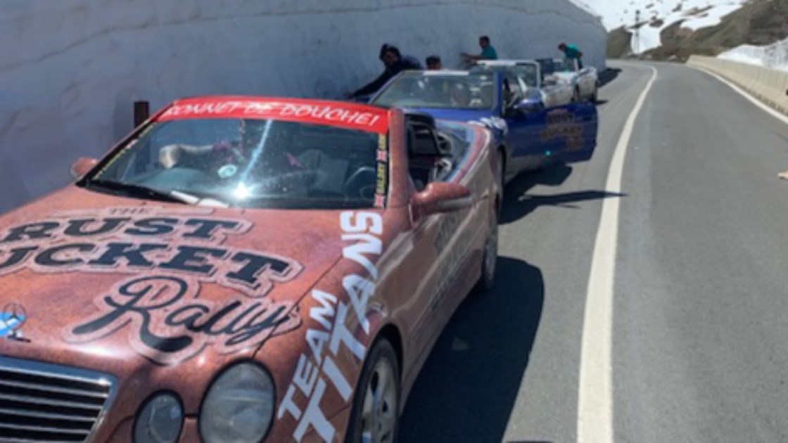 Rust Bucket Rally is fundraising for Ailsa's Aim