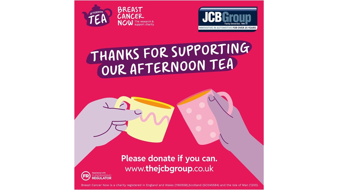 The JCB Group is fundraising for Breast Cancer Now