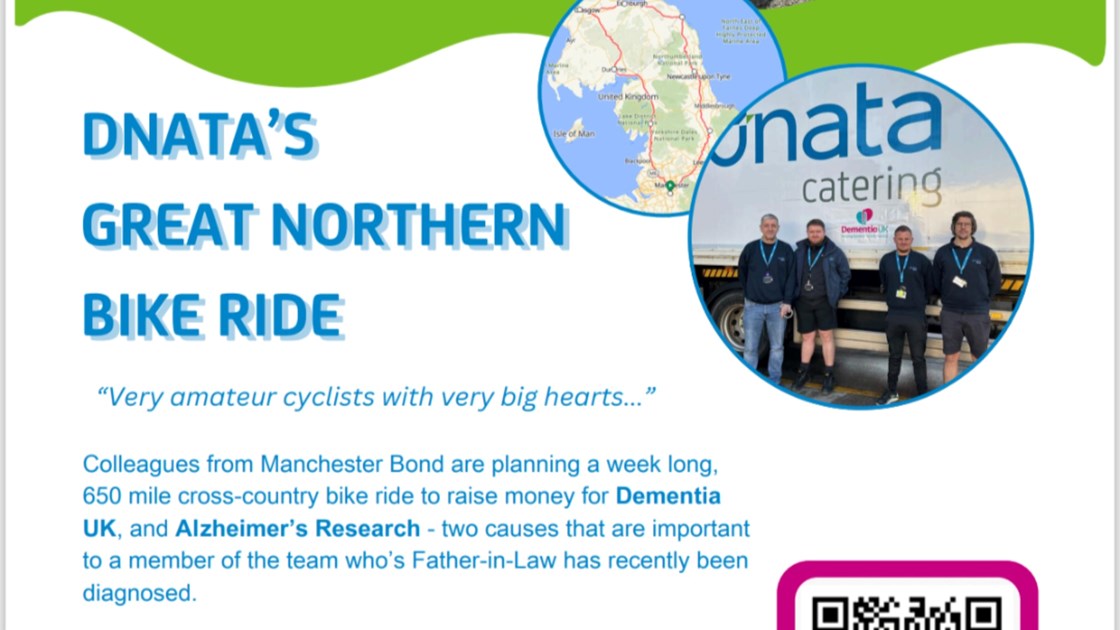 Dnata Catering Manchester is fundraising for Dementia UK