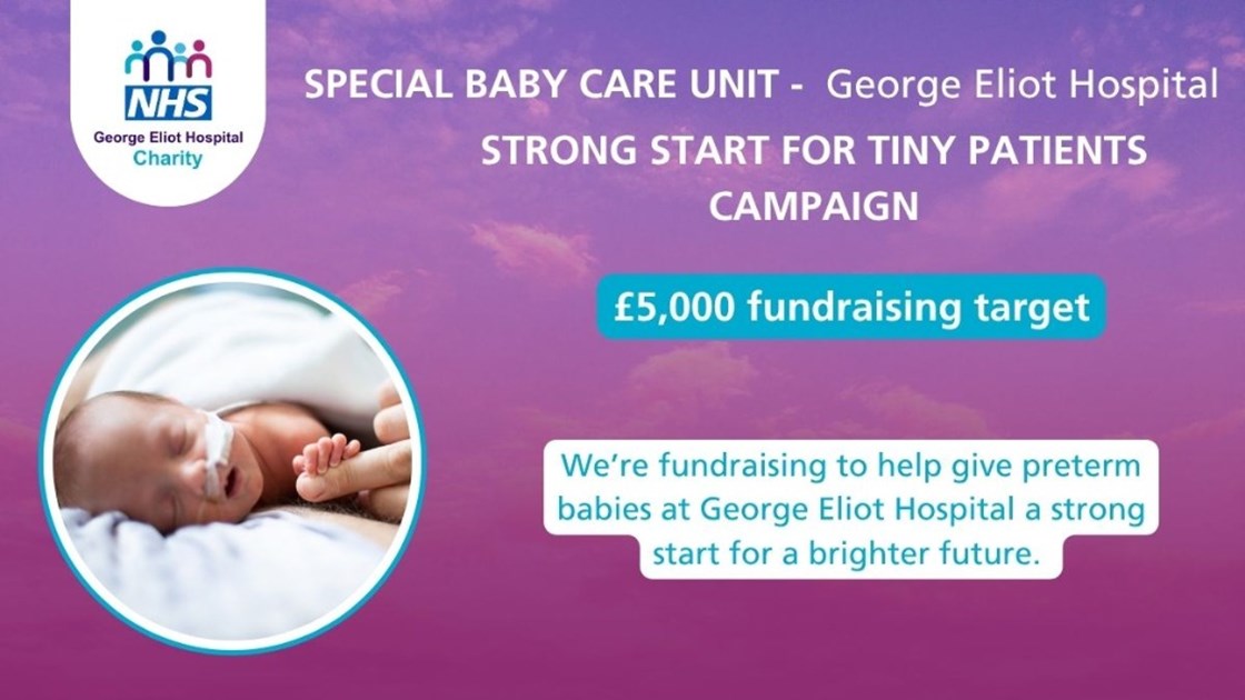 SCBU – Strong Start for Tiny Patients campaign 2025/2026 - JustGiving