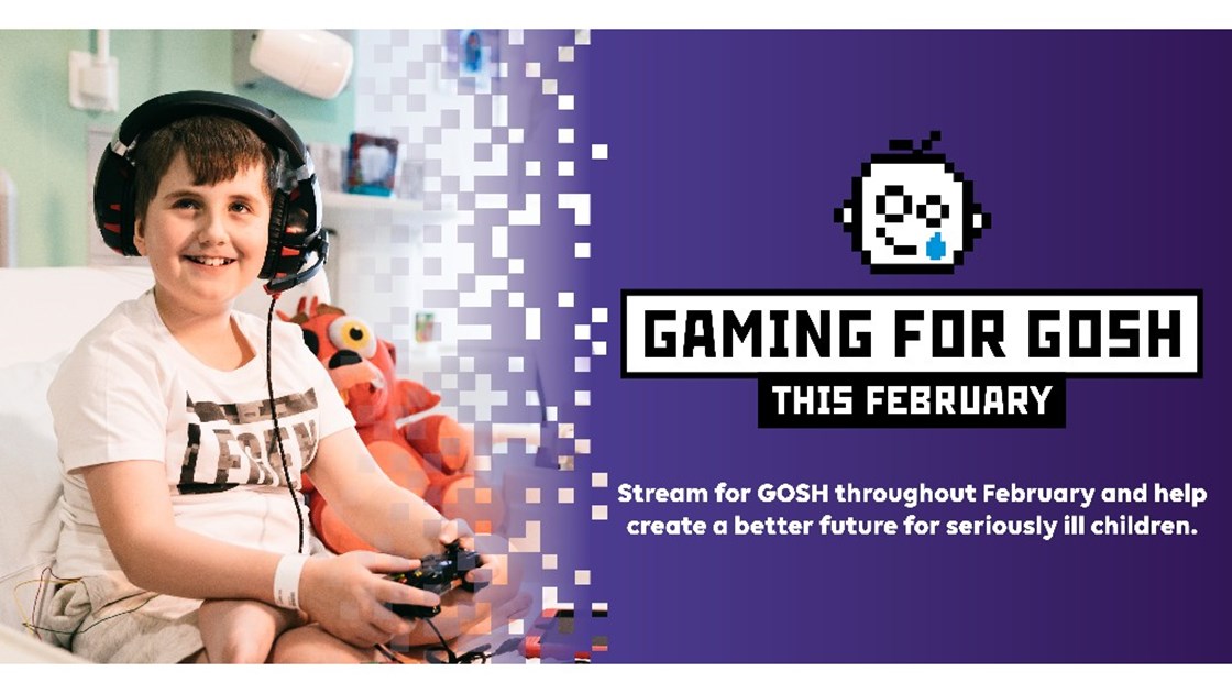 Gaming for GOSH in February 2023 - JustGiving