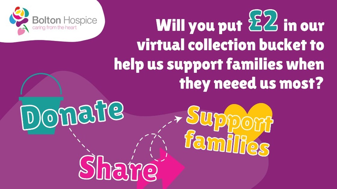Bolton Hospice Virtual Collection Bucket - JustGiving