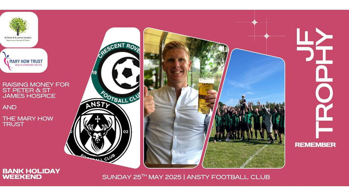 Chris Monk is fundraising for Ansty Community Sports Club