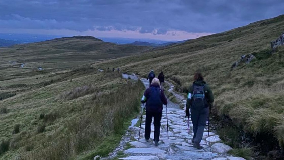 Snowdon At Night 2023 - JustGiving