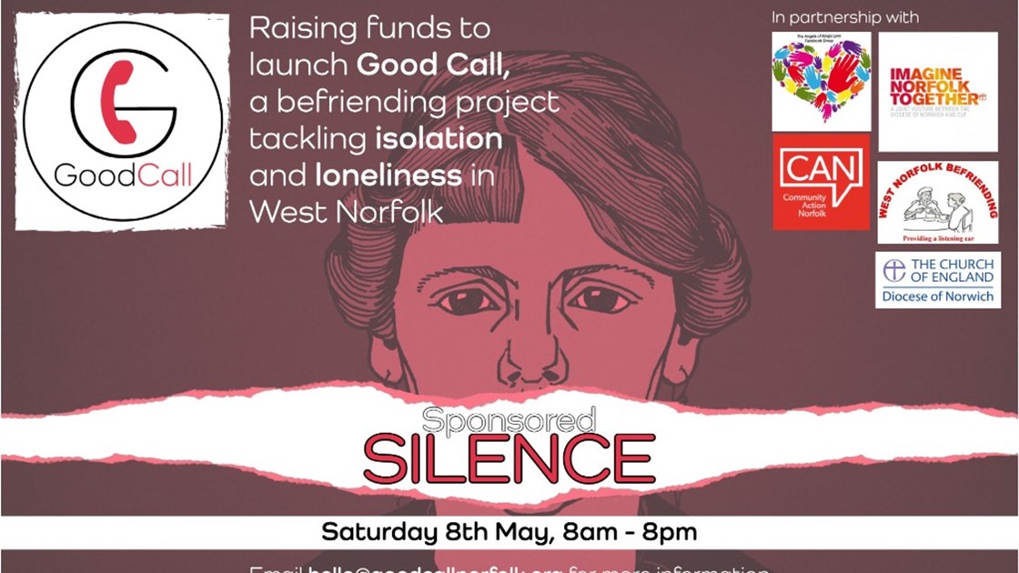 Sponsored Silence in aid of 'Good Call' - JustGiving