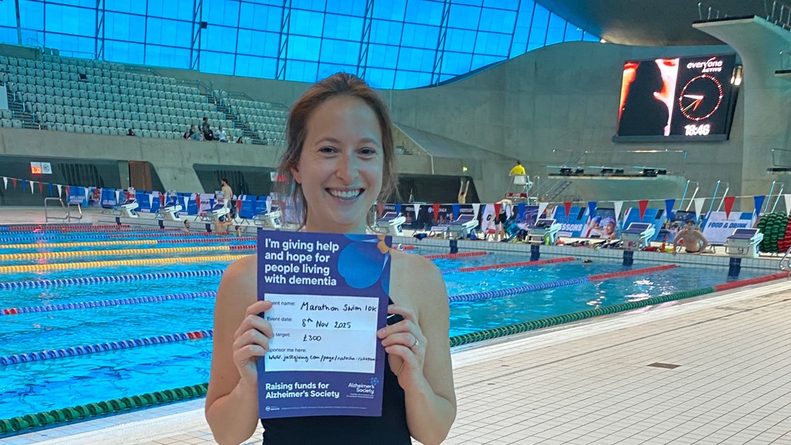 Natasha Rukazenkova-Cleverly is fundraising for Alzheimer's Society