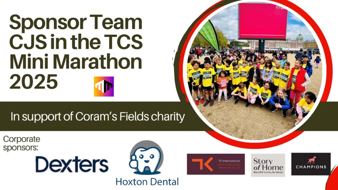 Team CJS takes on the 2025 TCS Mini London Marathon for Coram's Fields ...