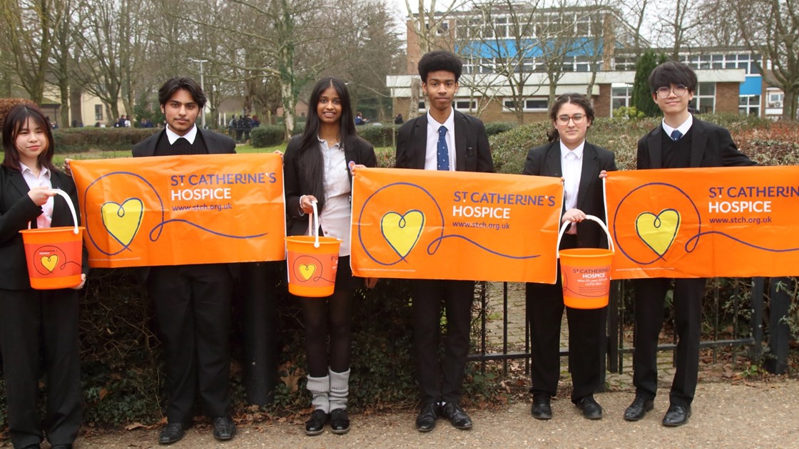 Hazelwick School is fundraising for St Catherine’s Hospice (Crawley)