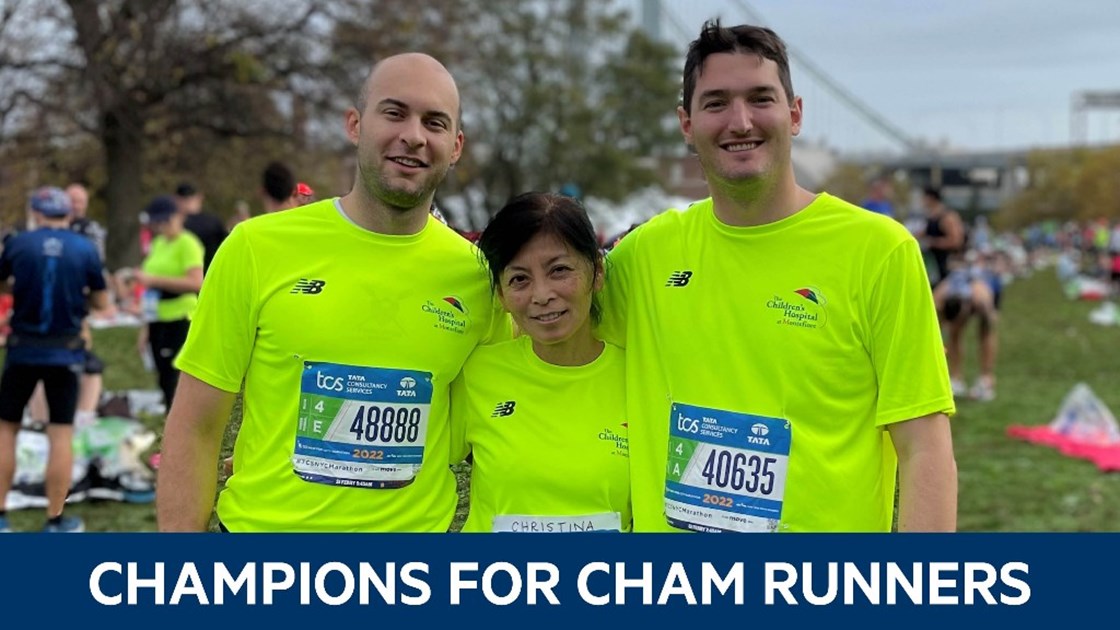 2023 TCS New York City Marathon Champions for CHAM - JustGiving