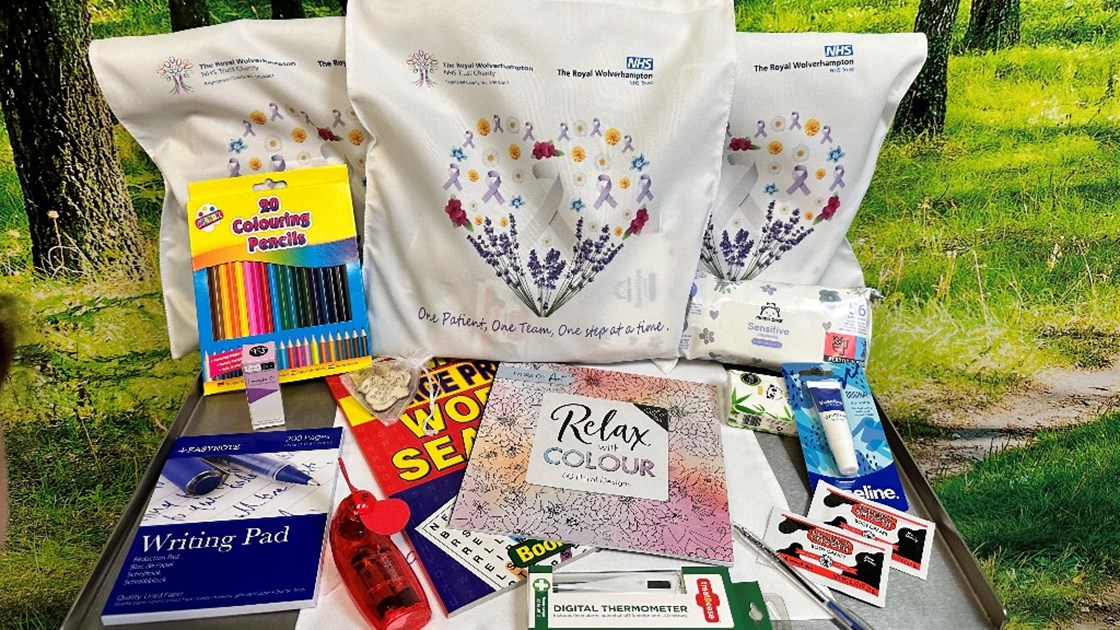 Raising funds for comfort packs at The Royal Wolverhampton NHS Trust ...