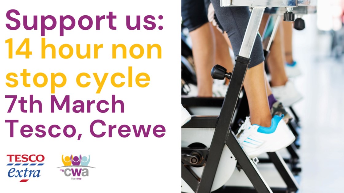 Holly My CWA is fundraising for CHESHIRE WITHOUT ABUSE