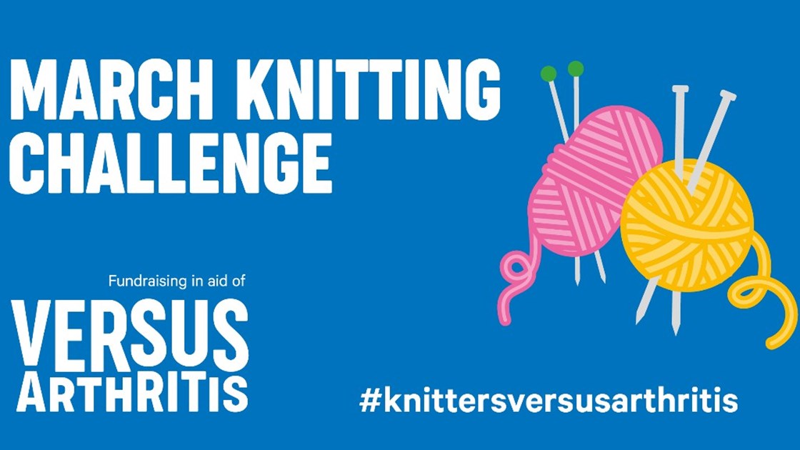 Versus Arthritis March Knitting Challenge - JustGiving