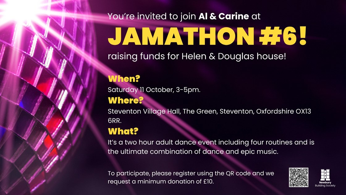 Newbury Building Society is fundraising for Helen & Douglas House