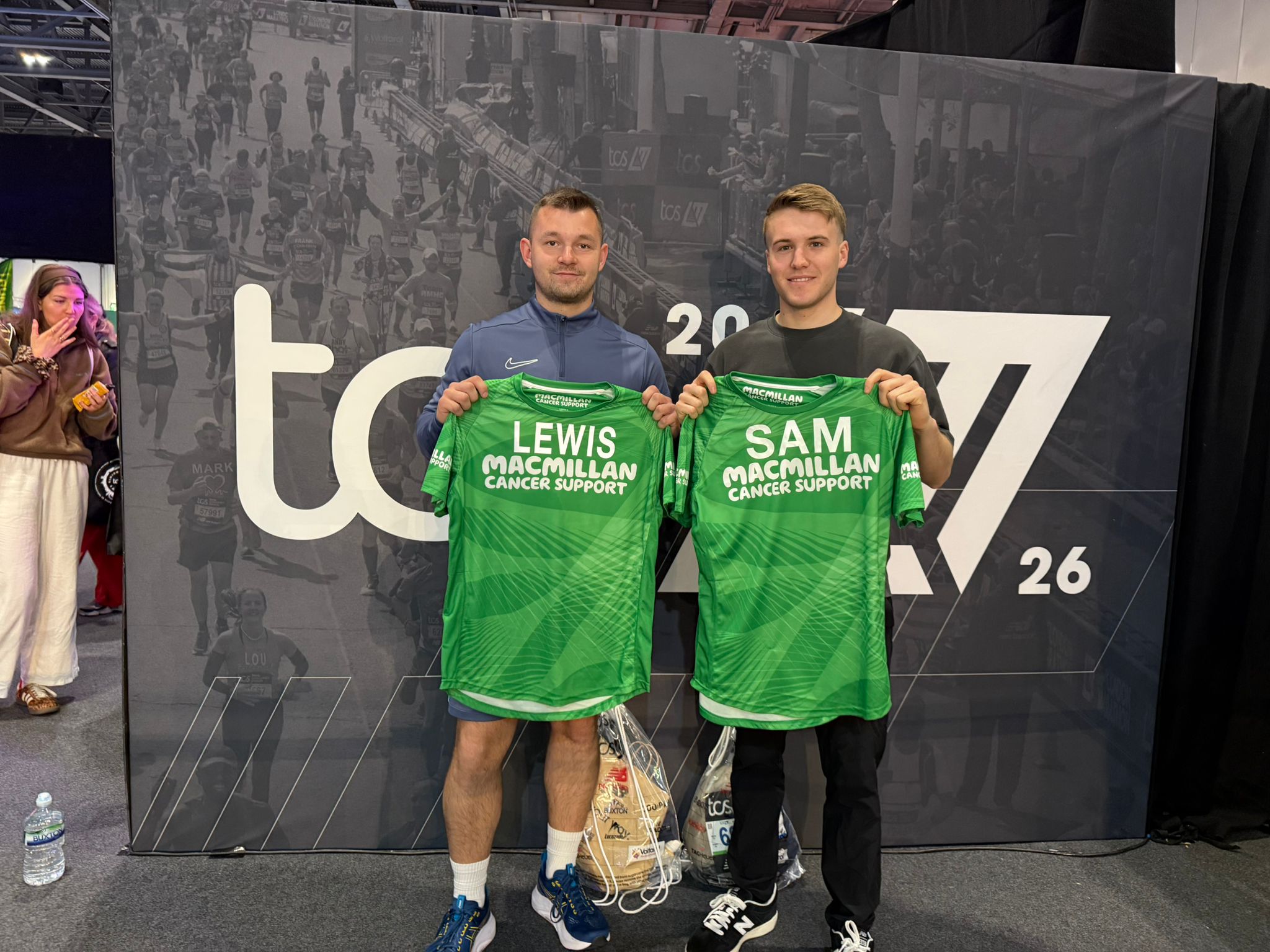 Lewis and Sam are is fundraising for Macmillan Cancer Support