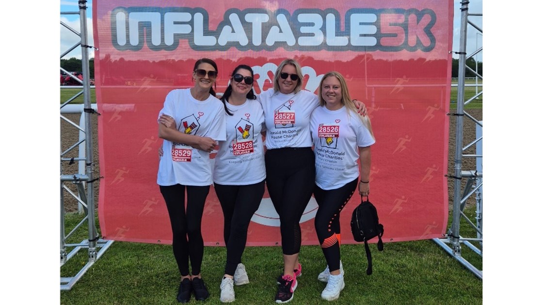Network Girls 5k inflatable run fundraising for Ronald McDonald House ...