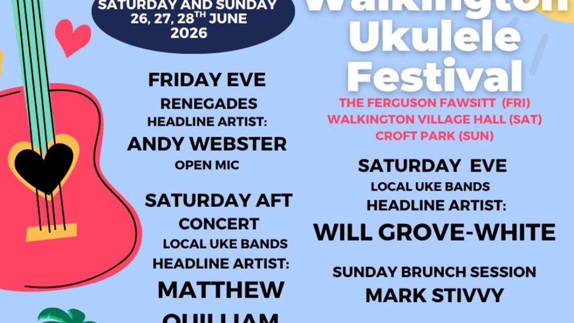 Walkington Ukulele Festival 2026 - JustGiving
