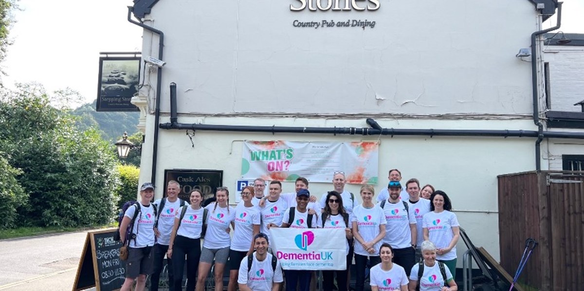 Tindall Riley is fundraising for Dementia UK