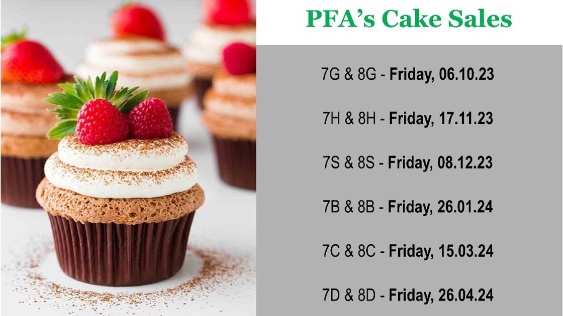 PFA's Cake Sales - JustGiving