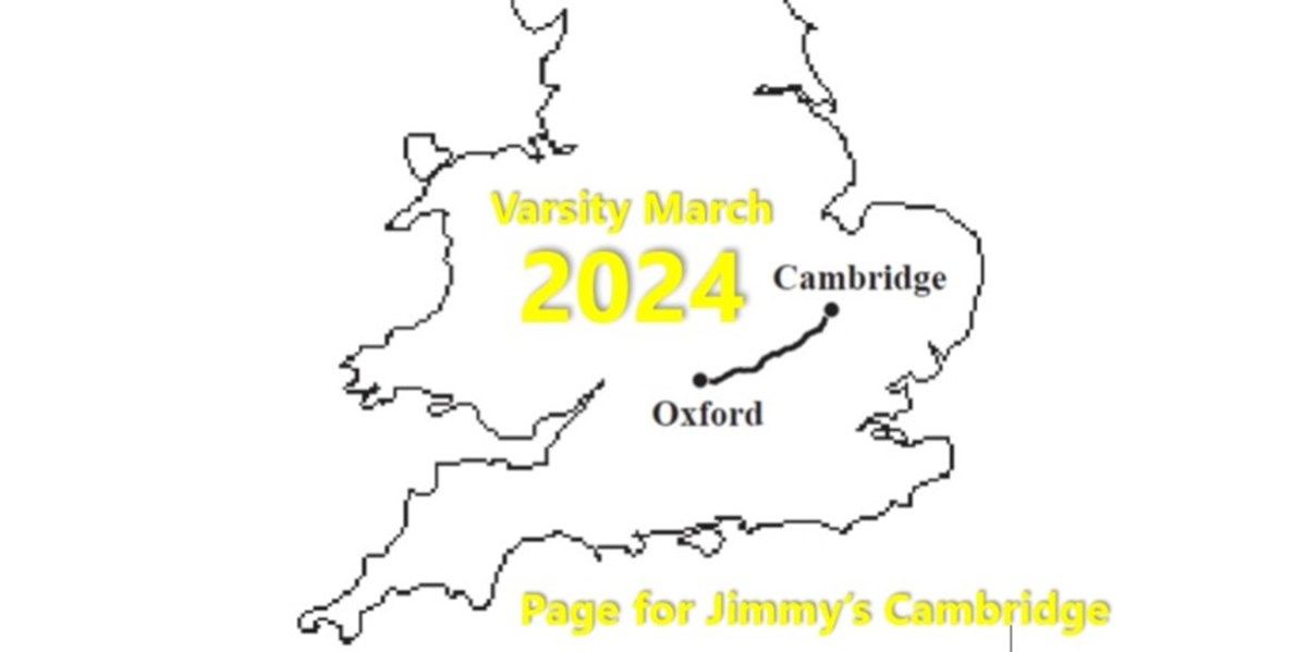 CURaC Cambridge University Rambling Club is fundraising for Jimmy's ...