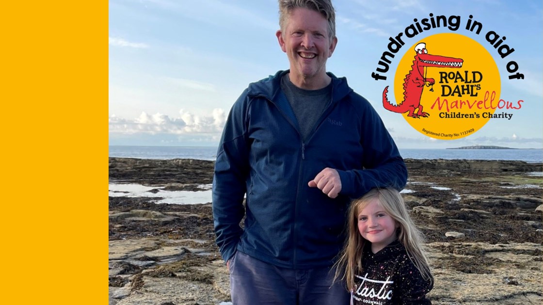 Richard Inman is fundraising for Roald Dahl's Marvellous Children's Charity