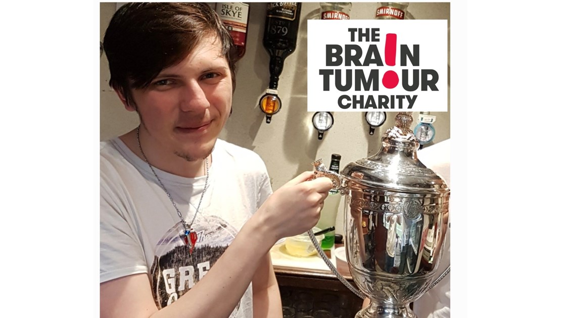 Reece Johnstone is fundraising for The Brain Tumour Charity