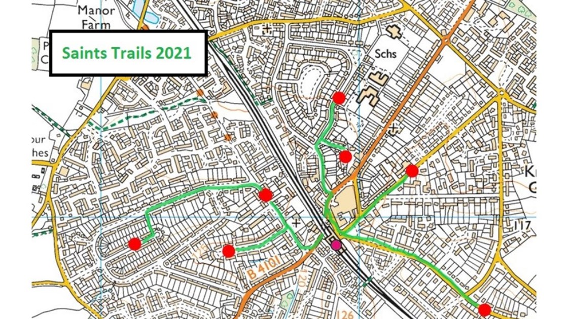 Saints Trails 2021 - JustGiving