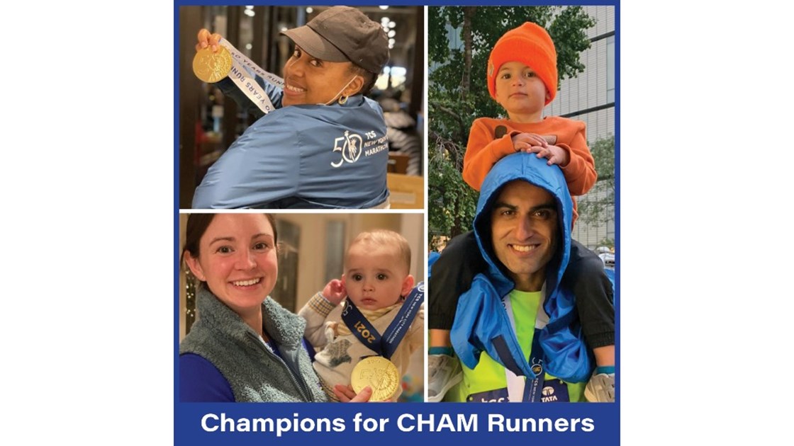 2022 TCS New York City Marathon Champions for CHAM - JustGiving