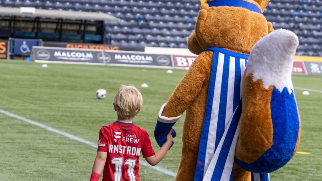 Captain Conker is fundraising for The Killie Community
