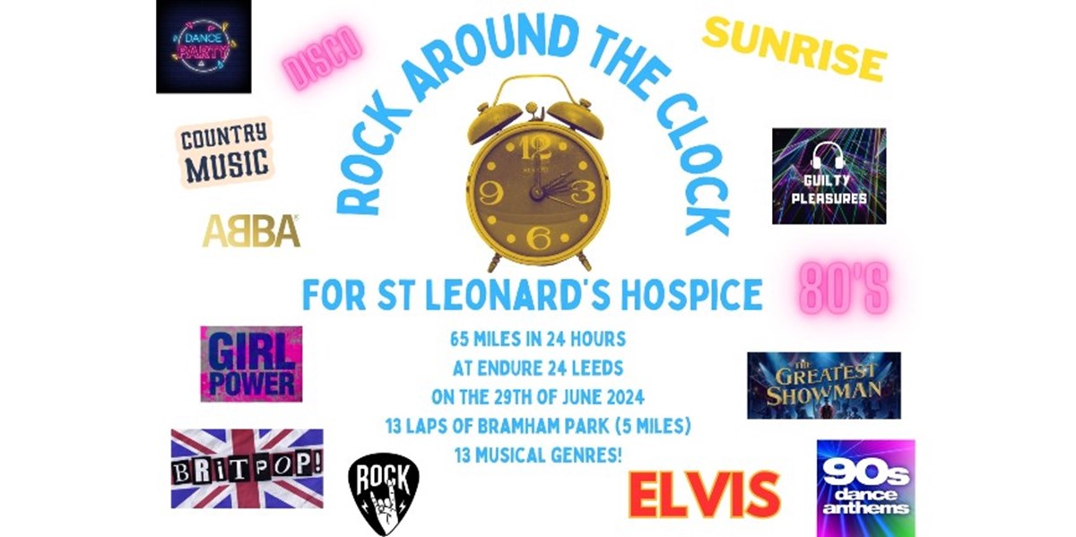 Tim Maycock is fundraising for St Leonard's Hospice, York