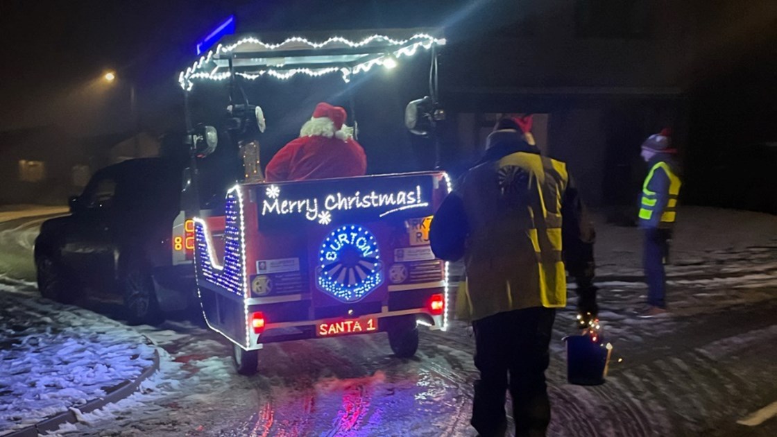 Burton Santa Sleigh Run 2024 - JustGiving