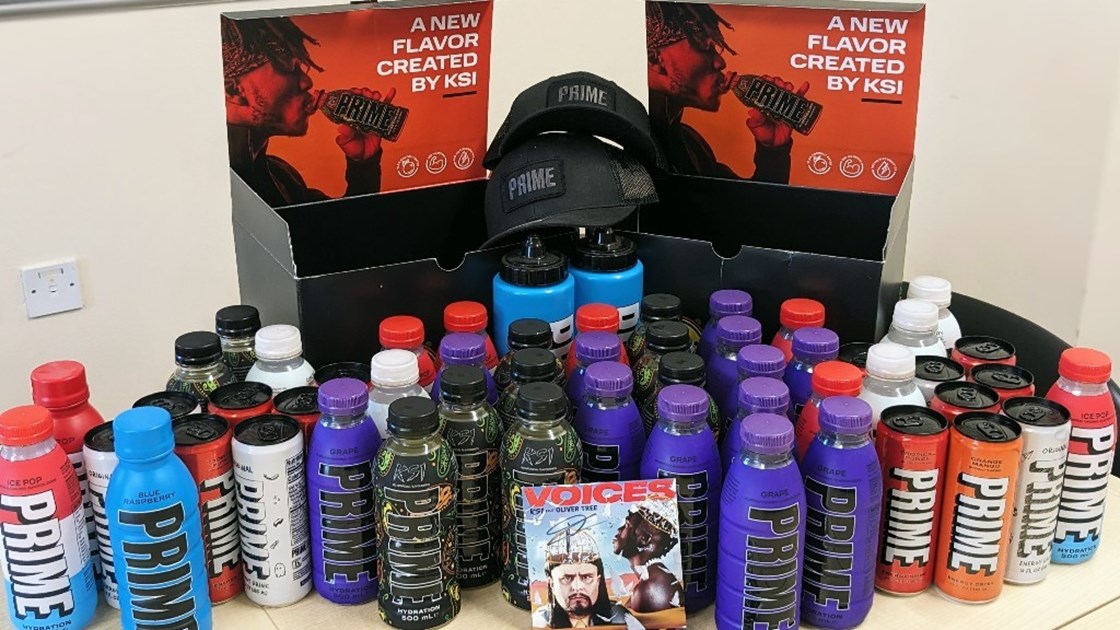 EXCLUSIVE LIMITED EDITION PRIME DRINKS & MERCH RAFFLE! - JustGiving