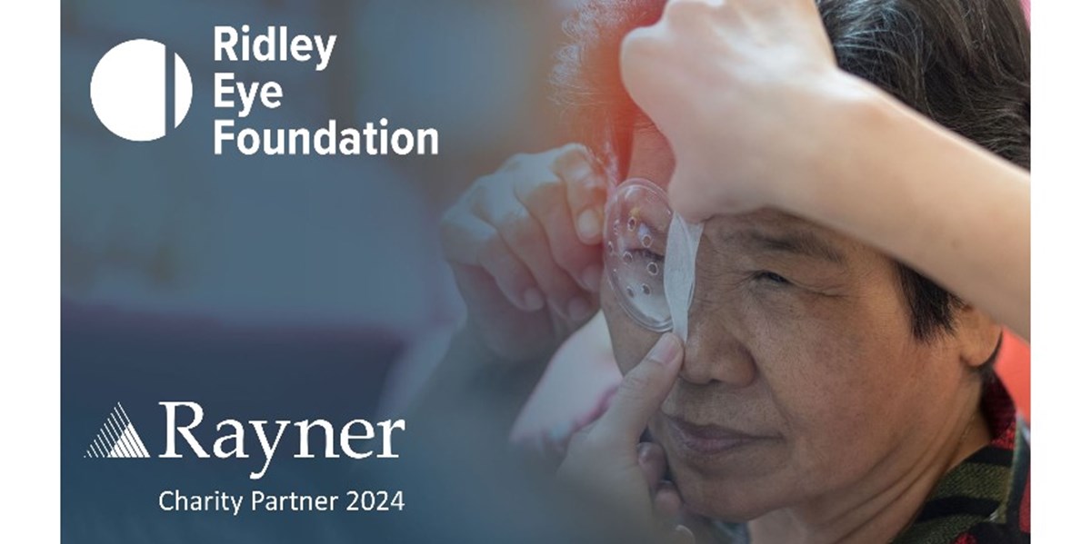 Rayner Intraocular Lenses Ltd is fundraising for Ridley Eye Foundation