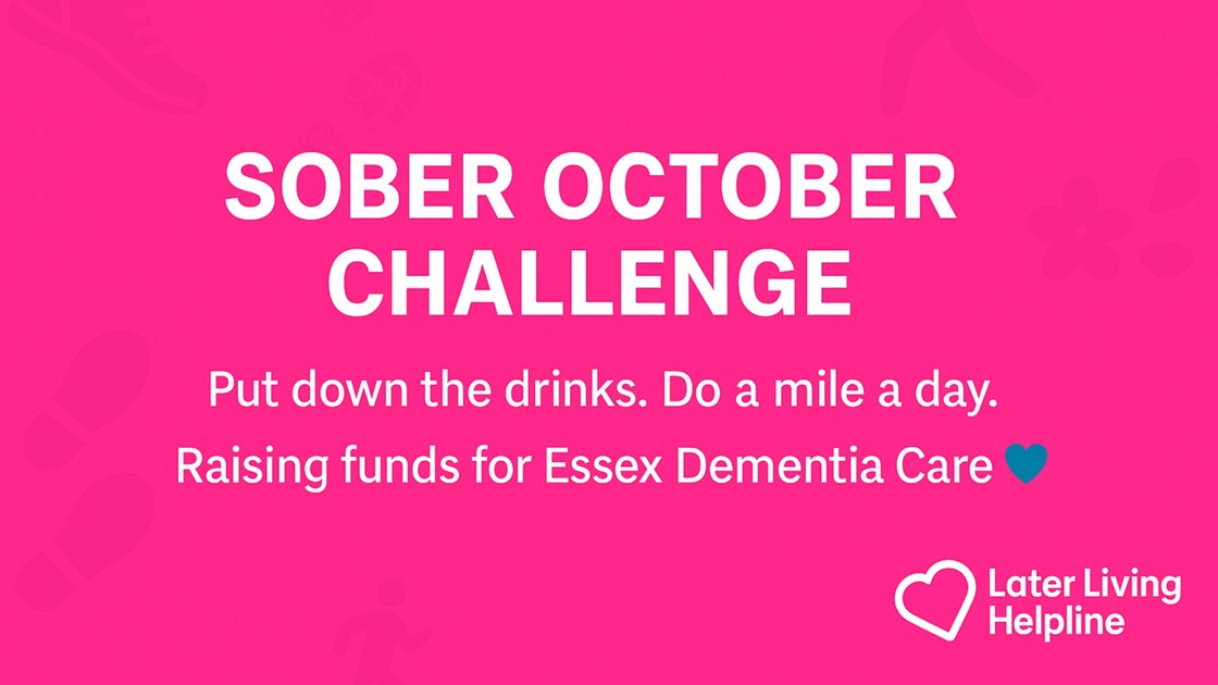 Later Living Helpline is fundraising for Essex Dementia Care