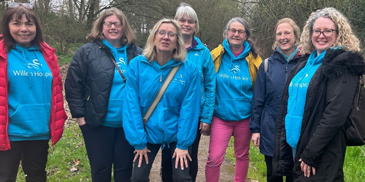 Rebecca Cave is fundraising for Willen Hospice