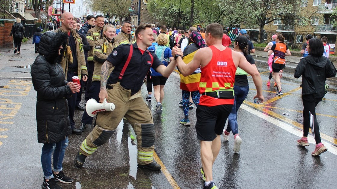 The Fire Fighters Charity 2024 TCS London Marathon Team - JustGiving