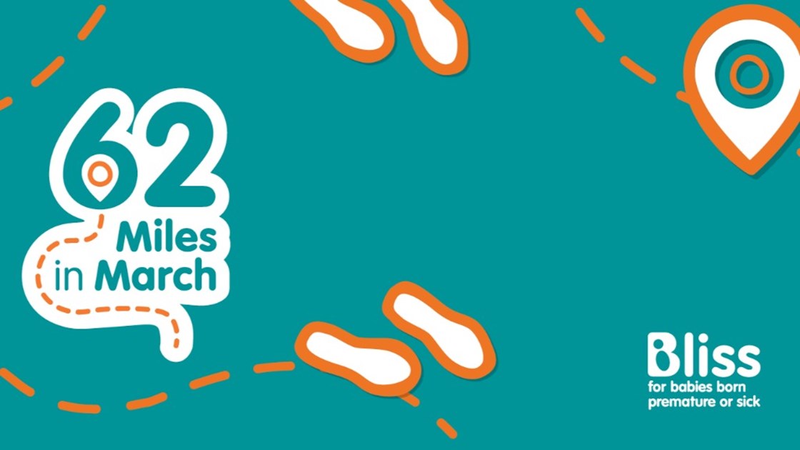 62 Miles in March for Bliss - JustGiving