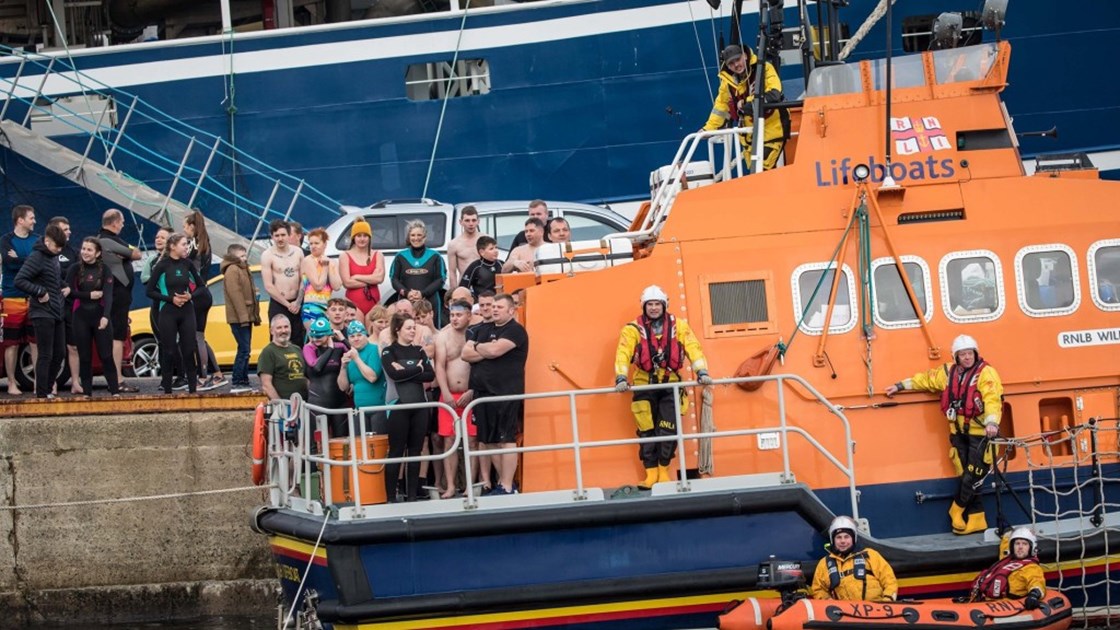 RNLI Fraserburgh Boxing Day Harbour Swim 2022 - JustGiving