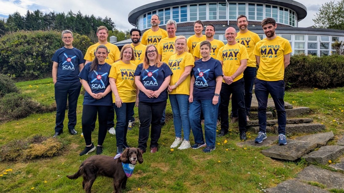 Team Merlin is fundraising for Scotland's Charity Air Ambulance