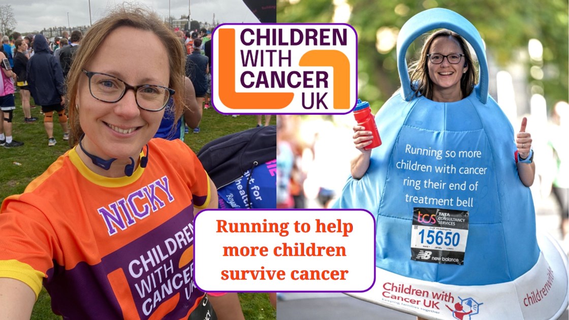 Nicky Edwards is fundraising for Children with Cancer UK