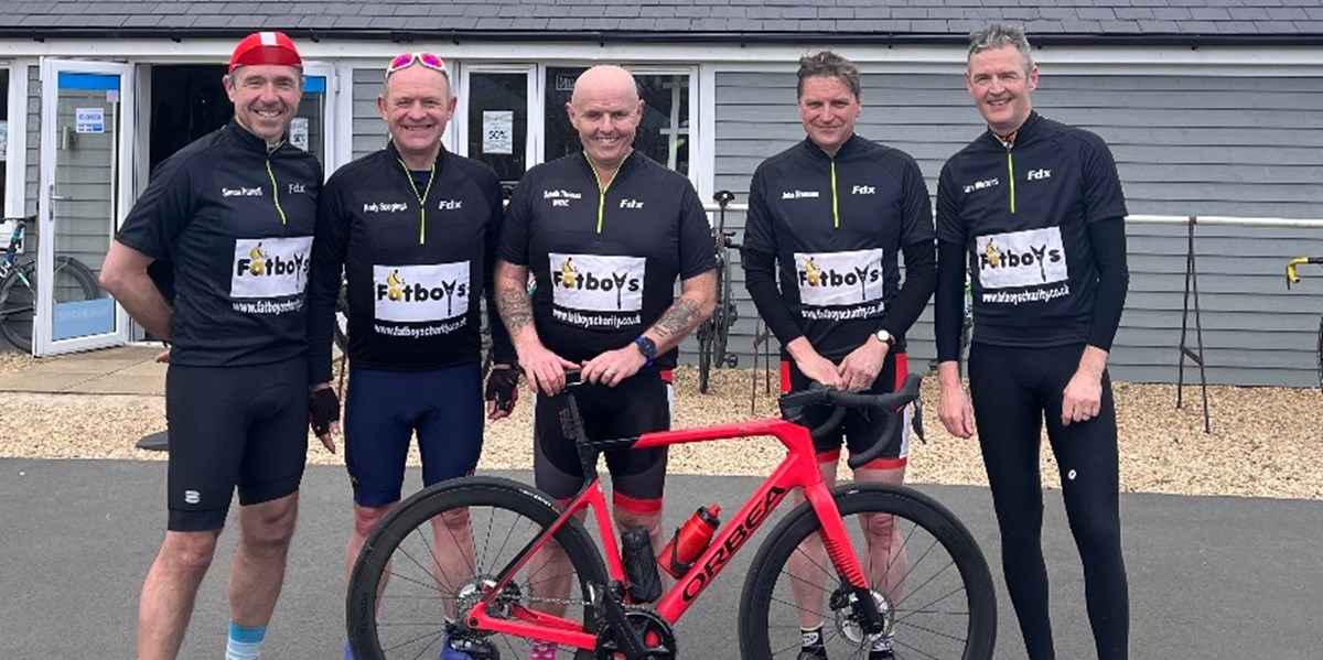 GN Thomas MBE is fundraising for Fatboy's Cancer Charity