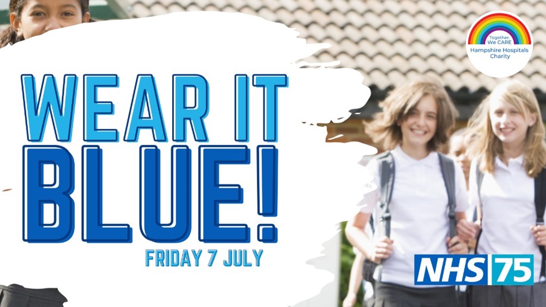 Wear It Blue for Hampshire Hospitals Charity - JustGiving