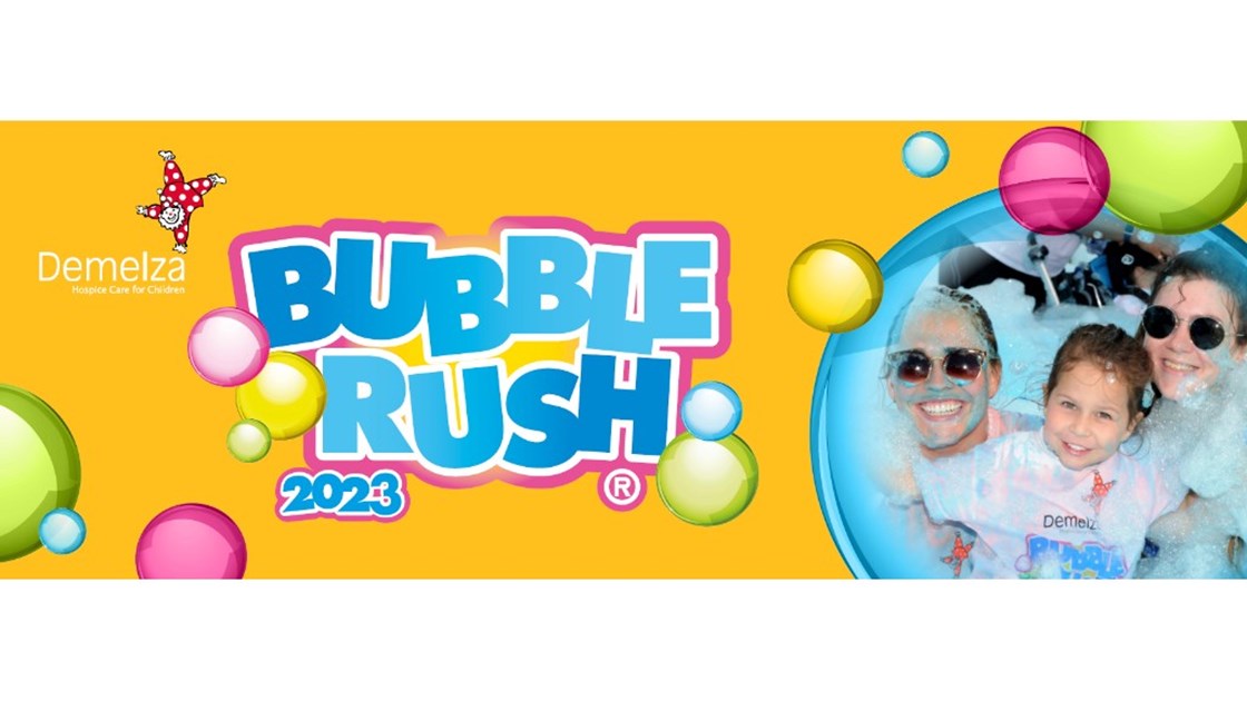 Bubble Rush Eltham 2023 - JustGiving