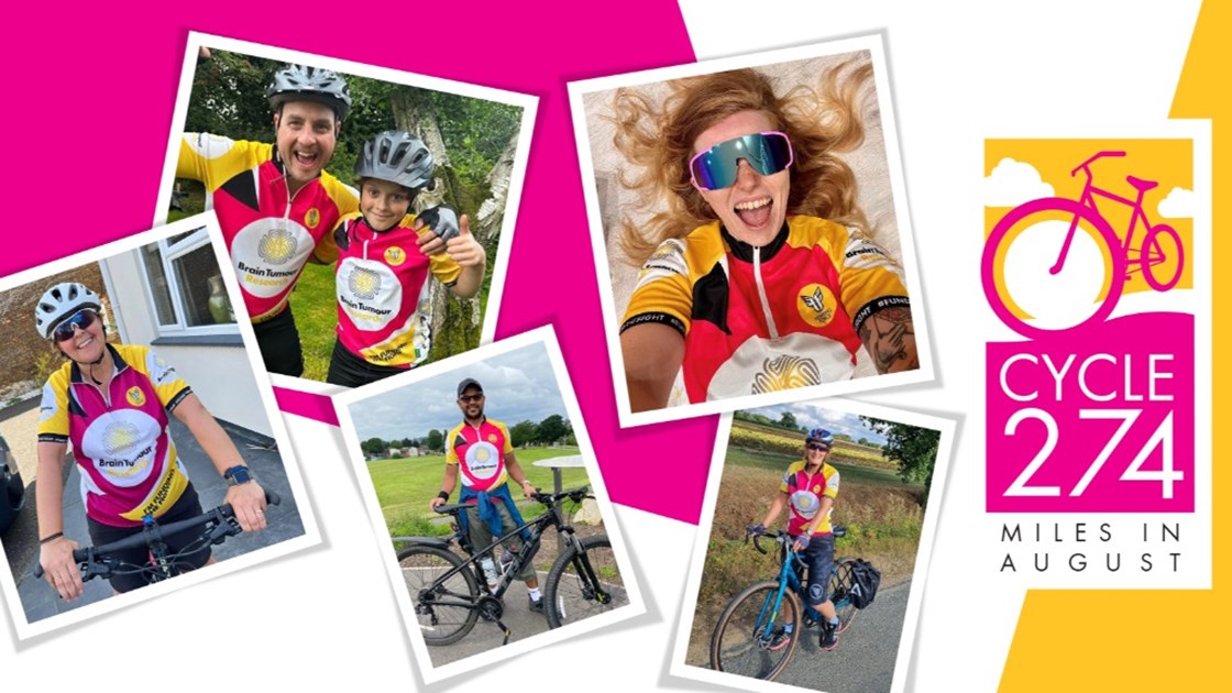 Cycle 274 Miles in August 2025 - JustGiving