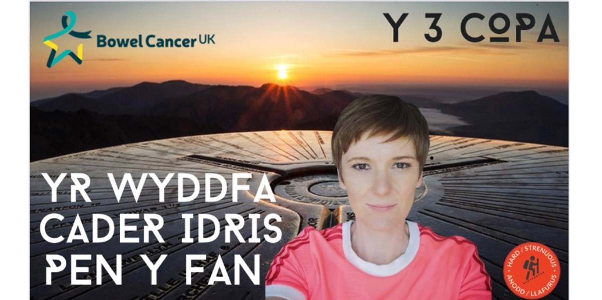 Catrin Morris is fundraising for Bowel Cancer UK