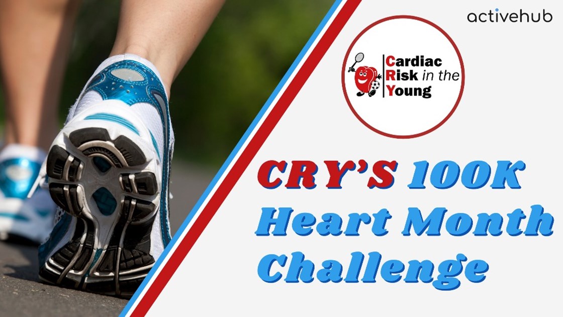 CRY's 100k Heart Month Challenge - JustGiving