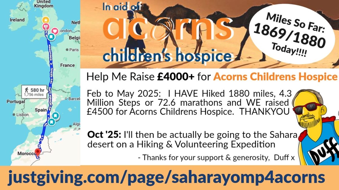STEVEN DUFFIELD is fundraising for Acorns Children's Hospice Trust