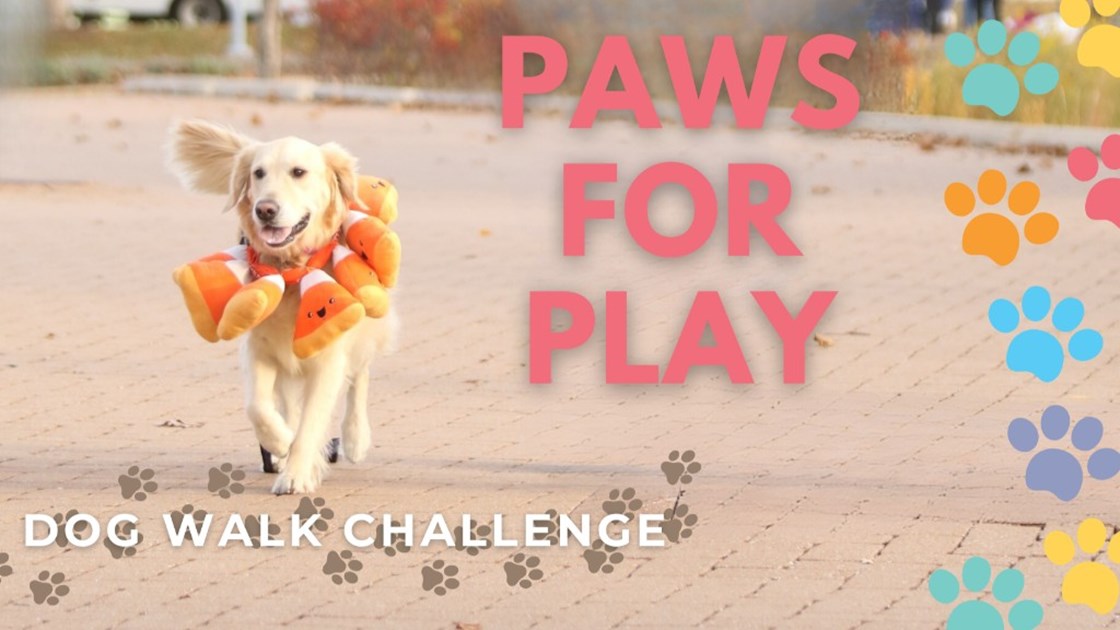 PAWS FOR PLAY: Dog Walk Challenge - JustGiving